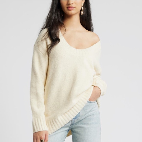 Open Edit | Sweaters | New Open Edit Oversize Vneck Sweater | Poshmark